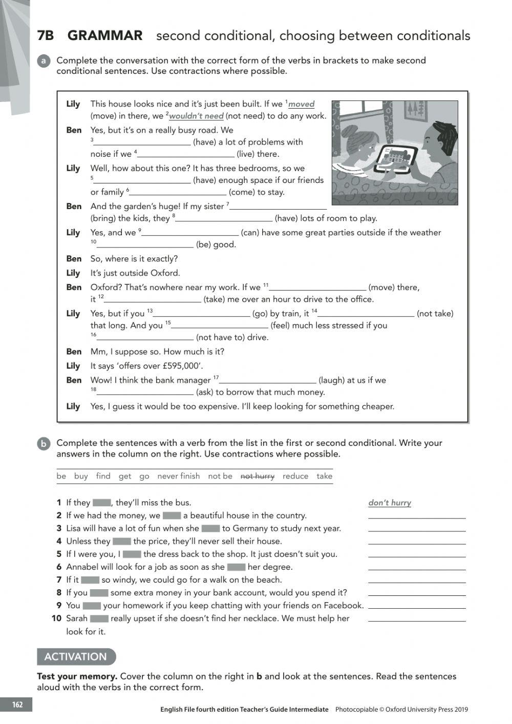 1st and 2nd con… | Free Interactive Worksheets | 5731774