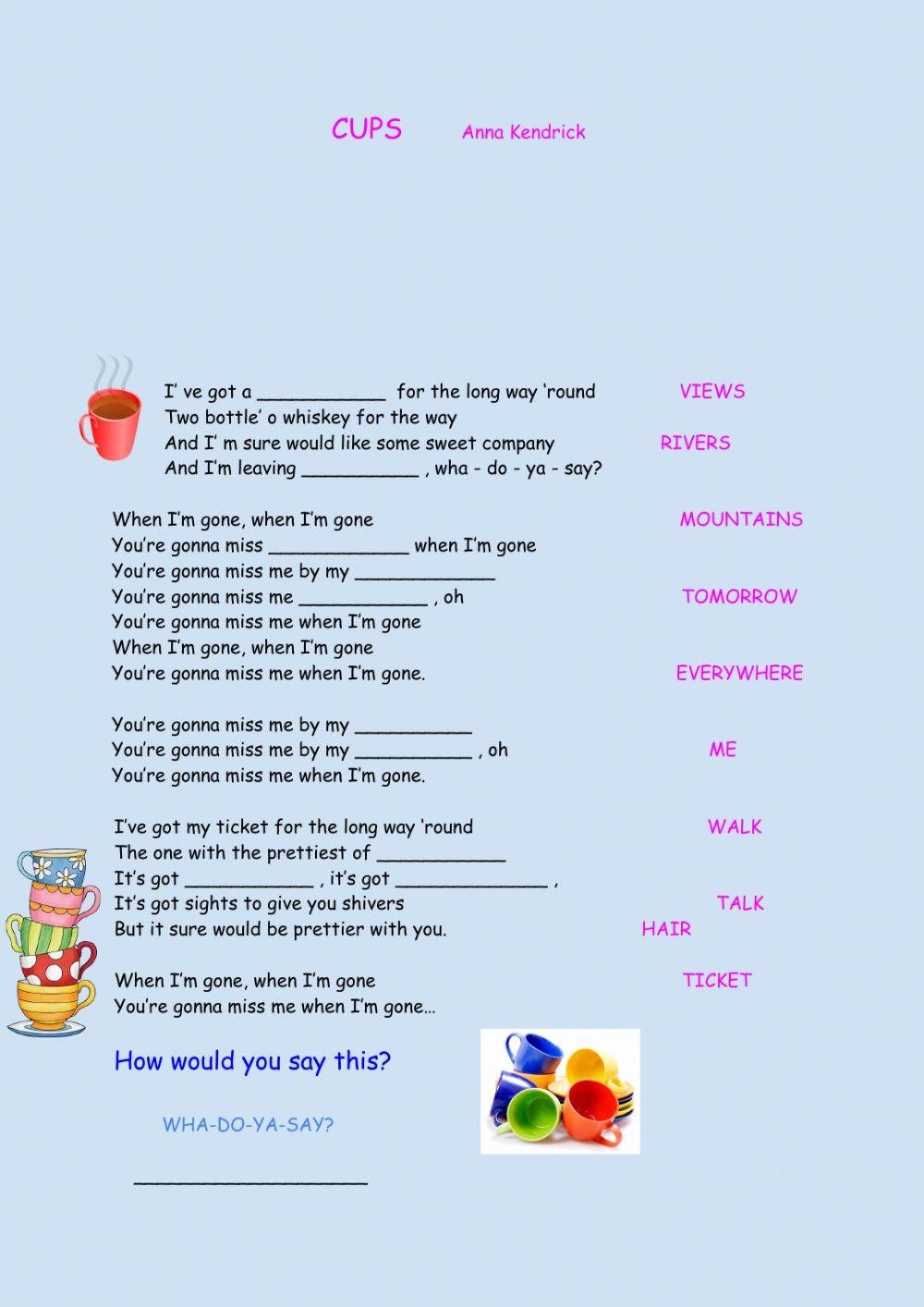 Cups 226146 | roelizalde | Live Worksheets