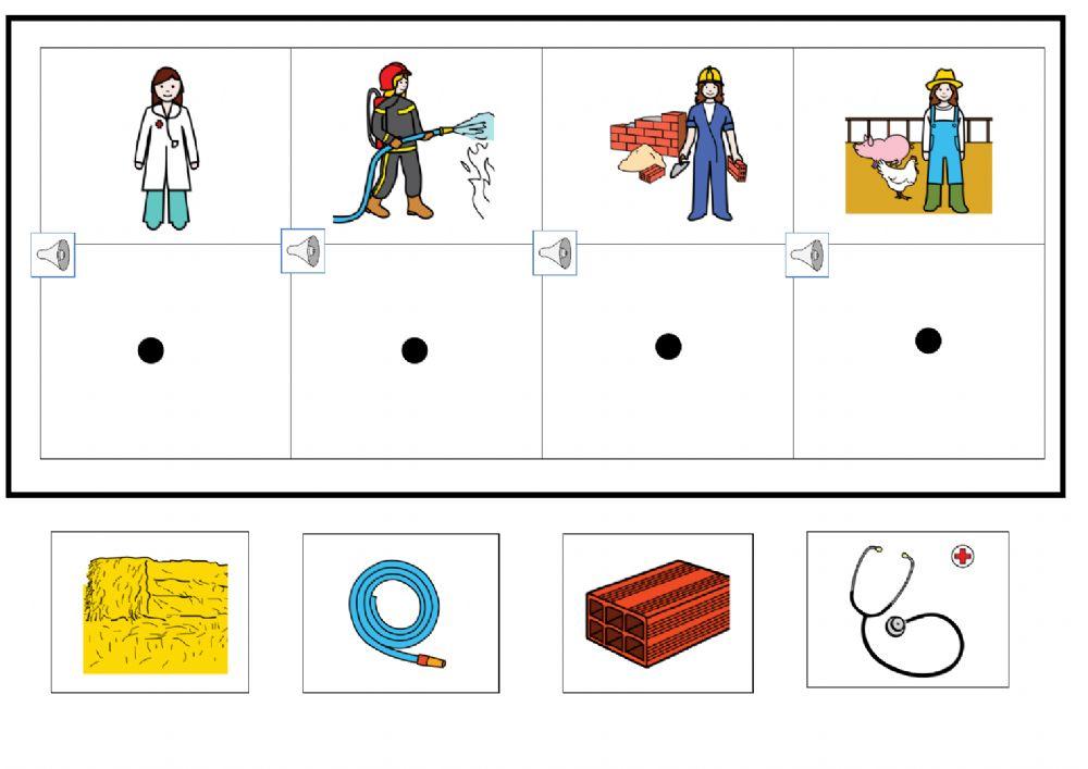 Las profesiones interactive worksheet for E.I | Live Worksheets