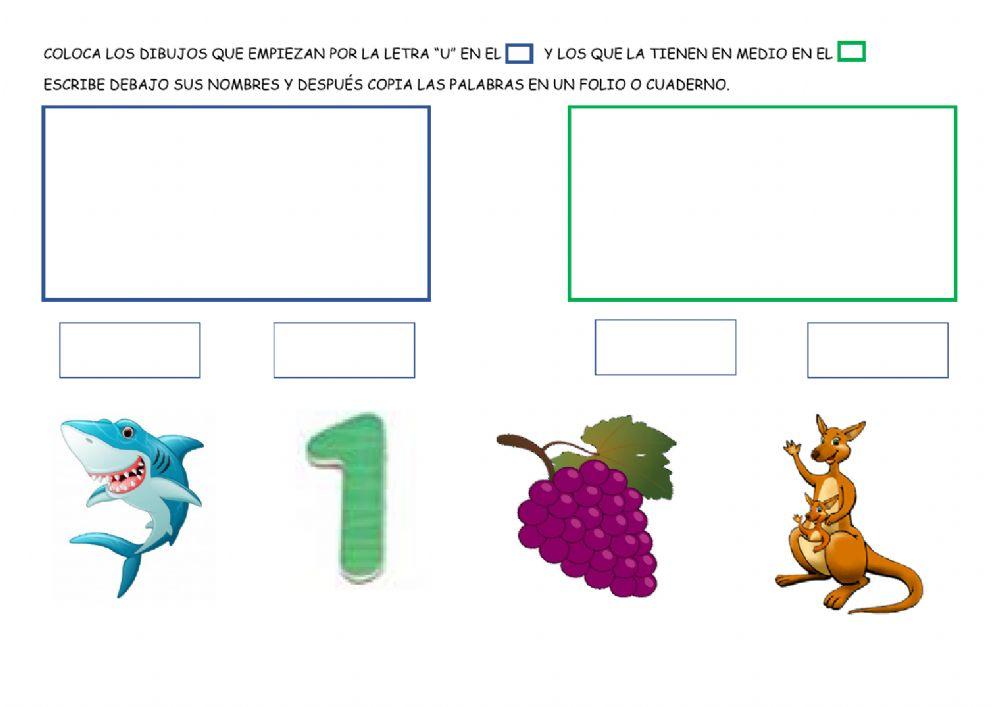 Letra U exercise | Live Worksheets