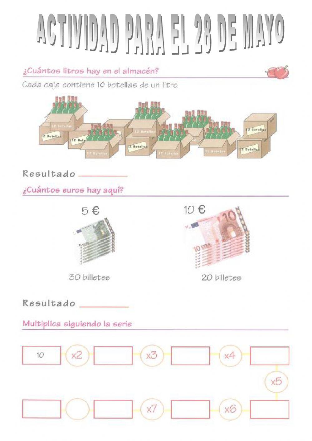 Multiplica worksheet | Live Worksheets