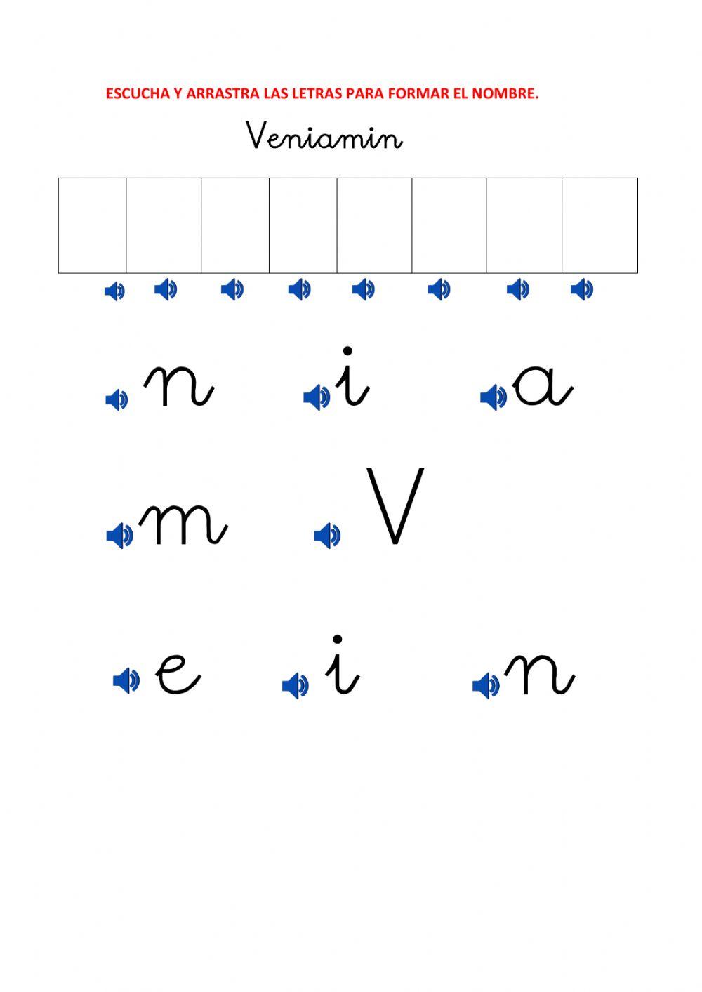 Nombre | Live Worksheets