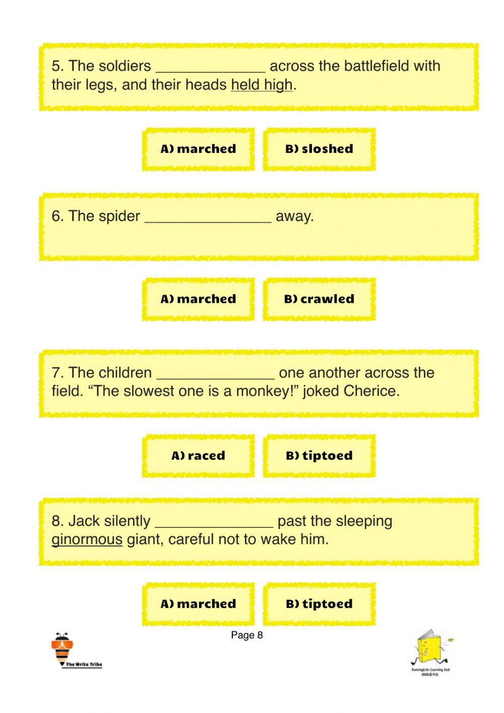 Week 19 e-learning p2 part 2 worksheet | Live Worksheets