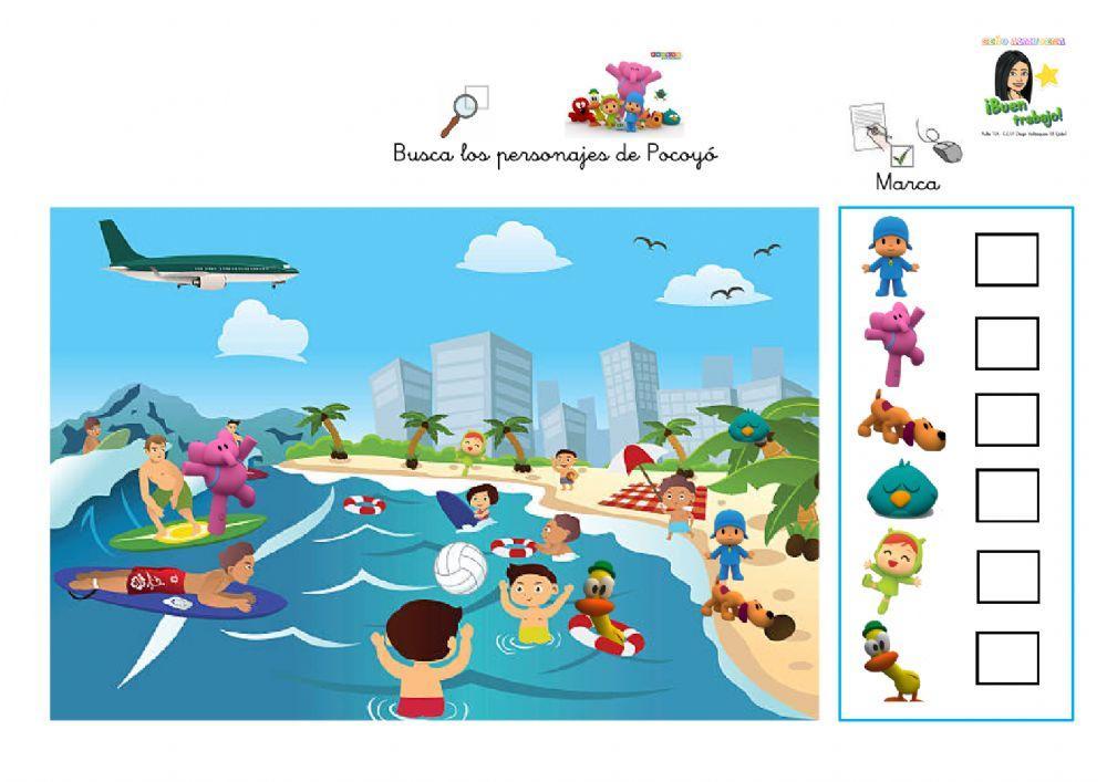 Busca los perso… | Free Interactive Worksheets | 228888