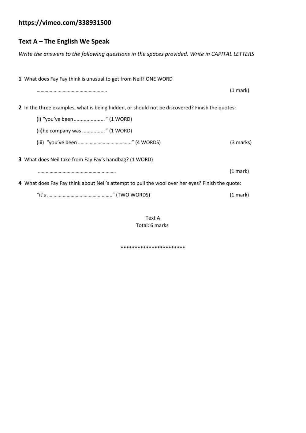 5739510 IB ENGLISH B LISTENING EXAM Mdomitrovic 5739510-ib-english-b-listening-exam-mdomitrovic