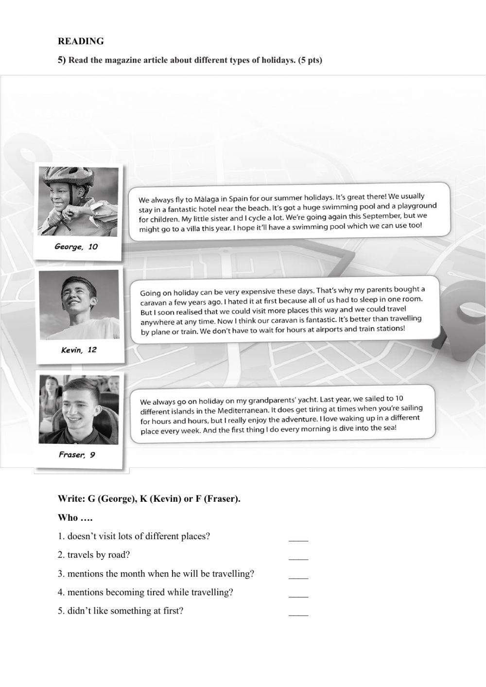 JUNIOR 5 - fina… | Free Interactive Worksheets | 5738387