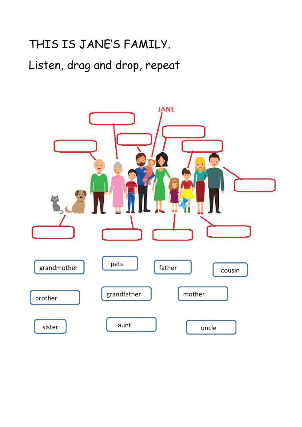 229633 | Family members | ANNA BELLANTE | LiveWorksheets