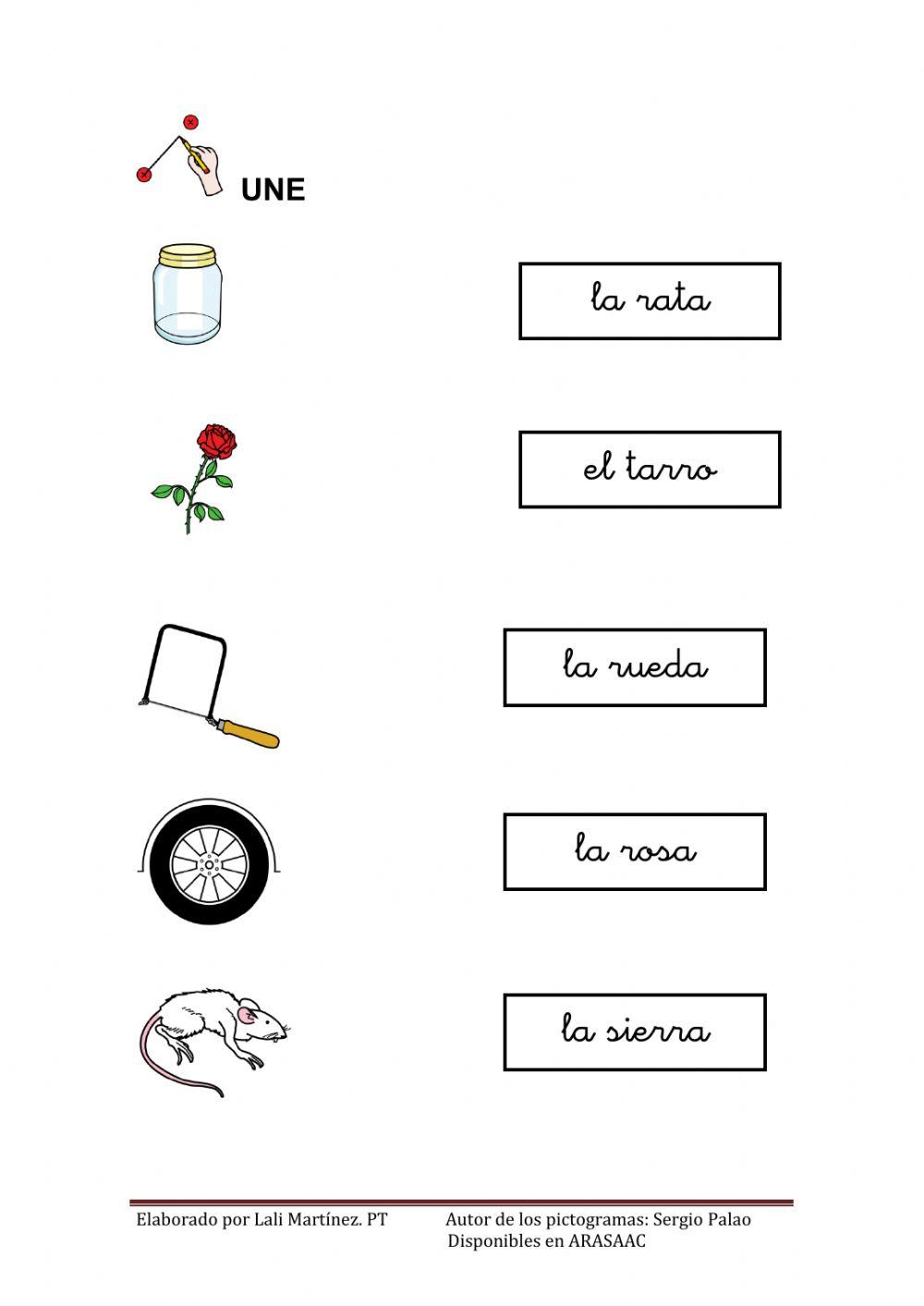 repaso R worksheet | Live Worksheets