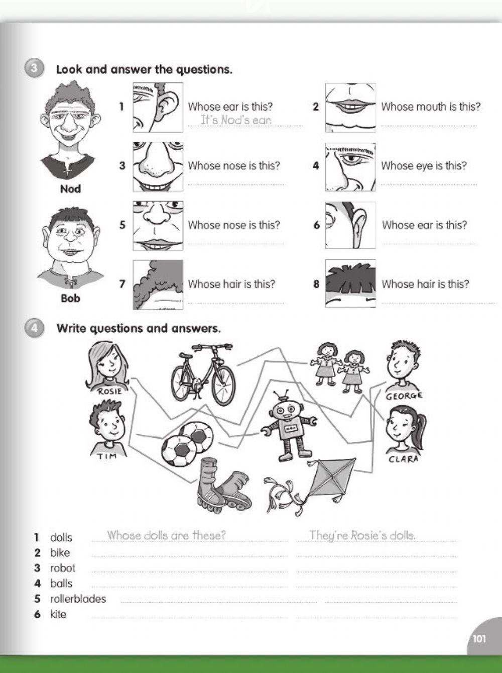 Whose .....?, 's | Free Interactive Worksheets | 5741237