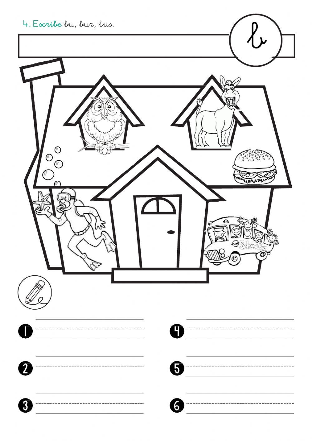 Ortografía letra b worksheet | Live Worksheets