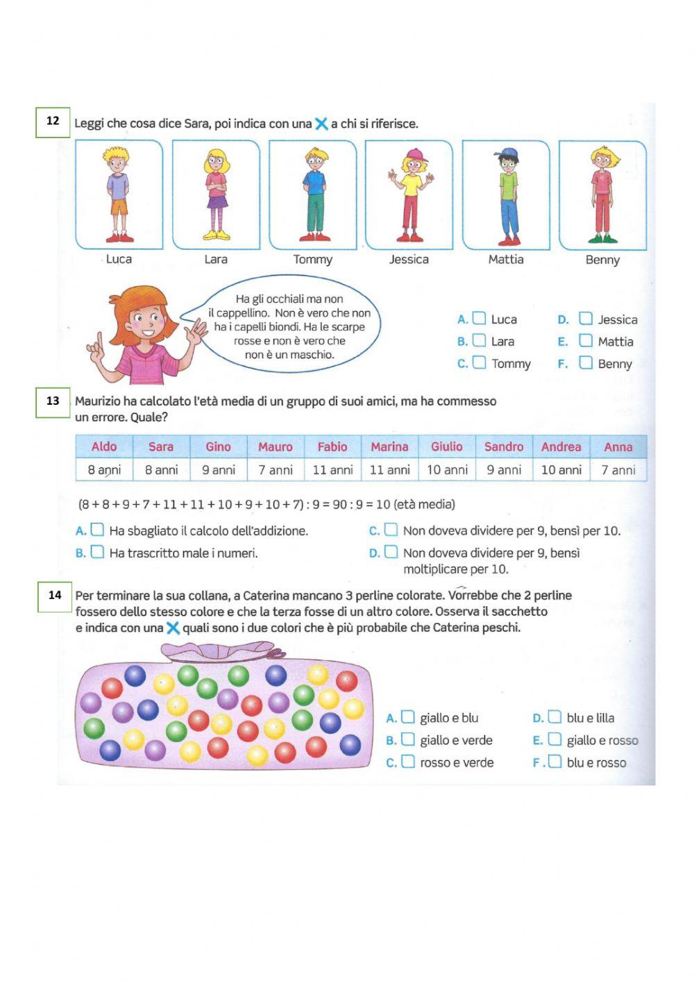Prova finale interactive worksheet | Live Worksheets