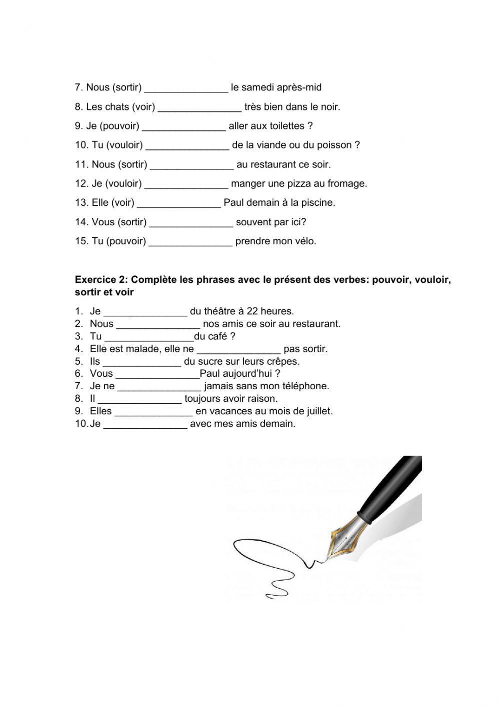 Présent 2748 | Catherine | Live Worksheets