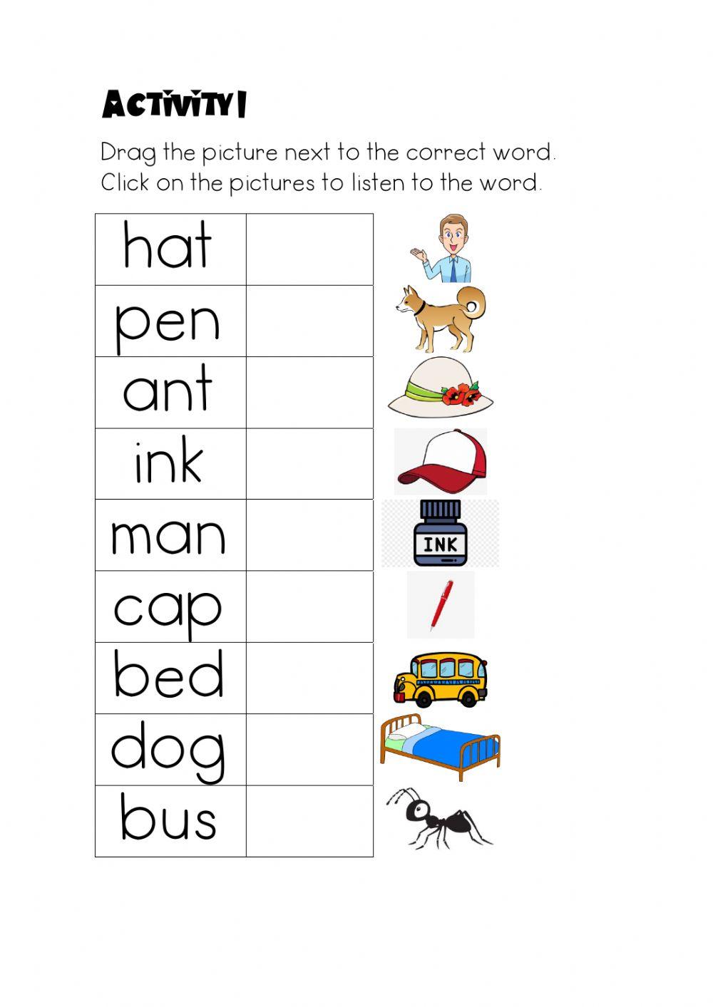 Phonics Revision interactive worksheet | Live Worksheets