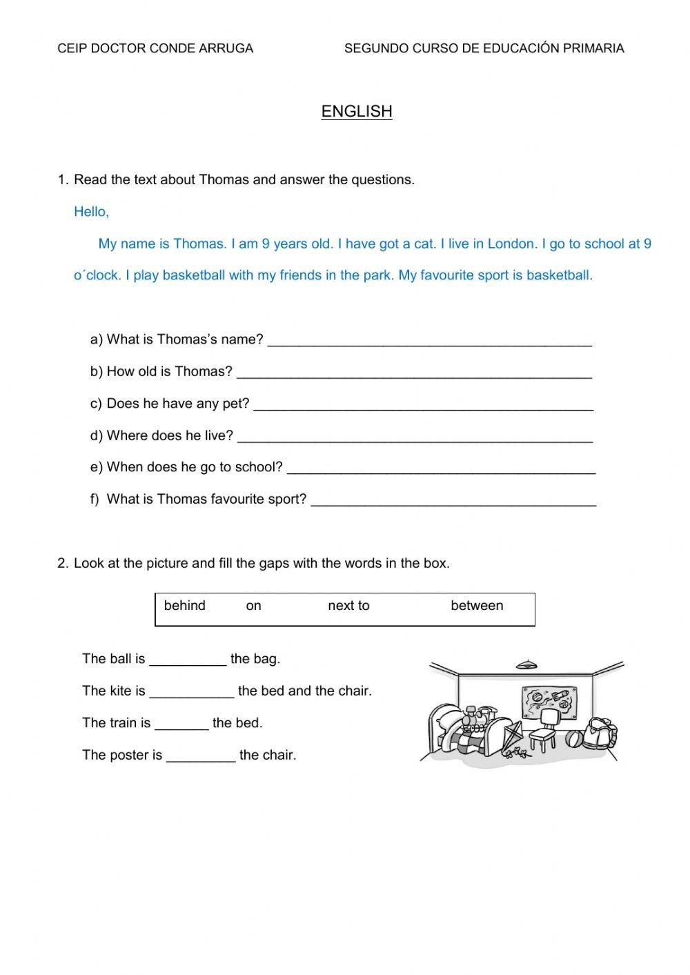 English Review interactive activity | Live Worksheets