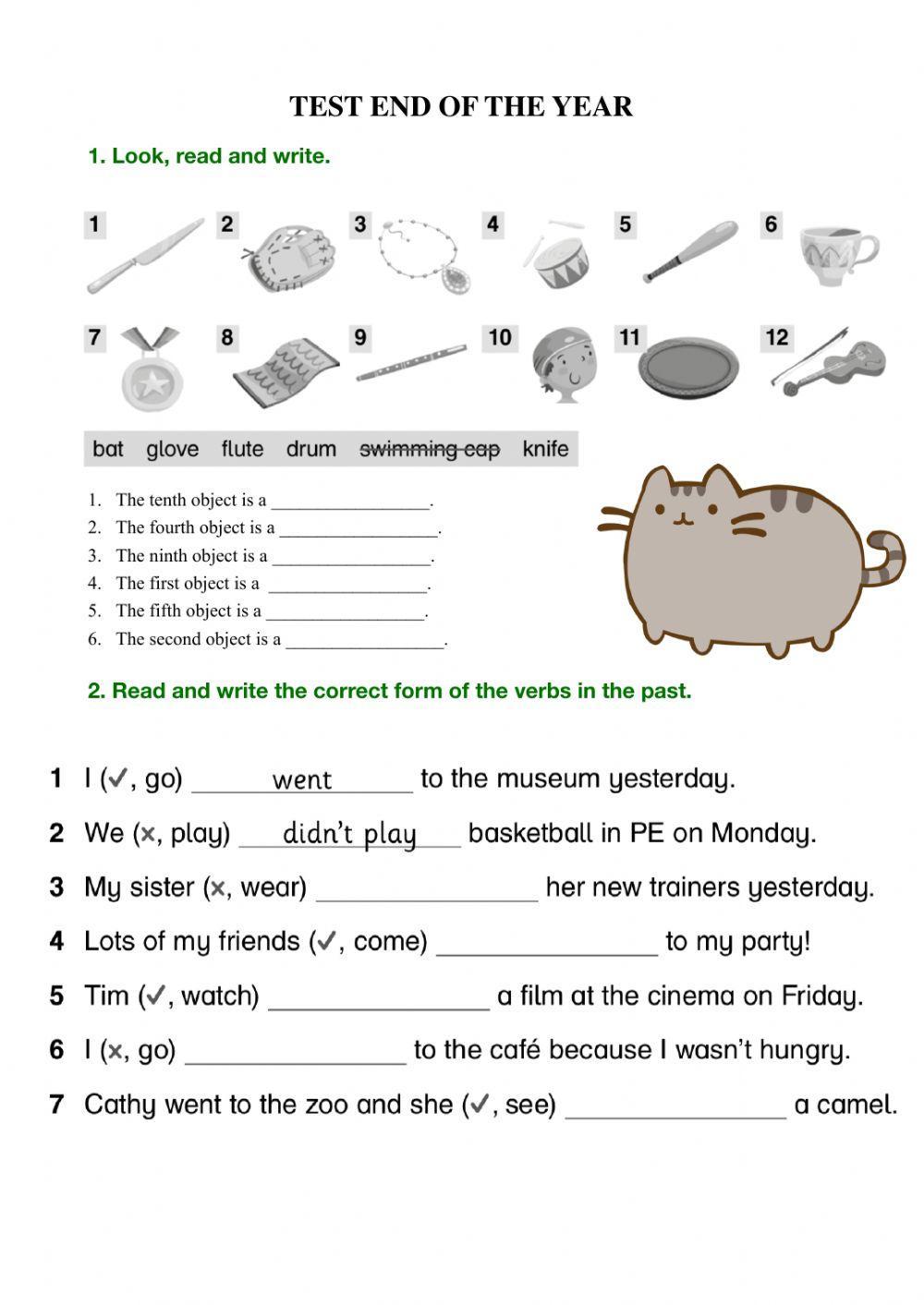 Academy stars 3-test worksheet | Live Worksheets