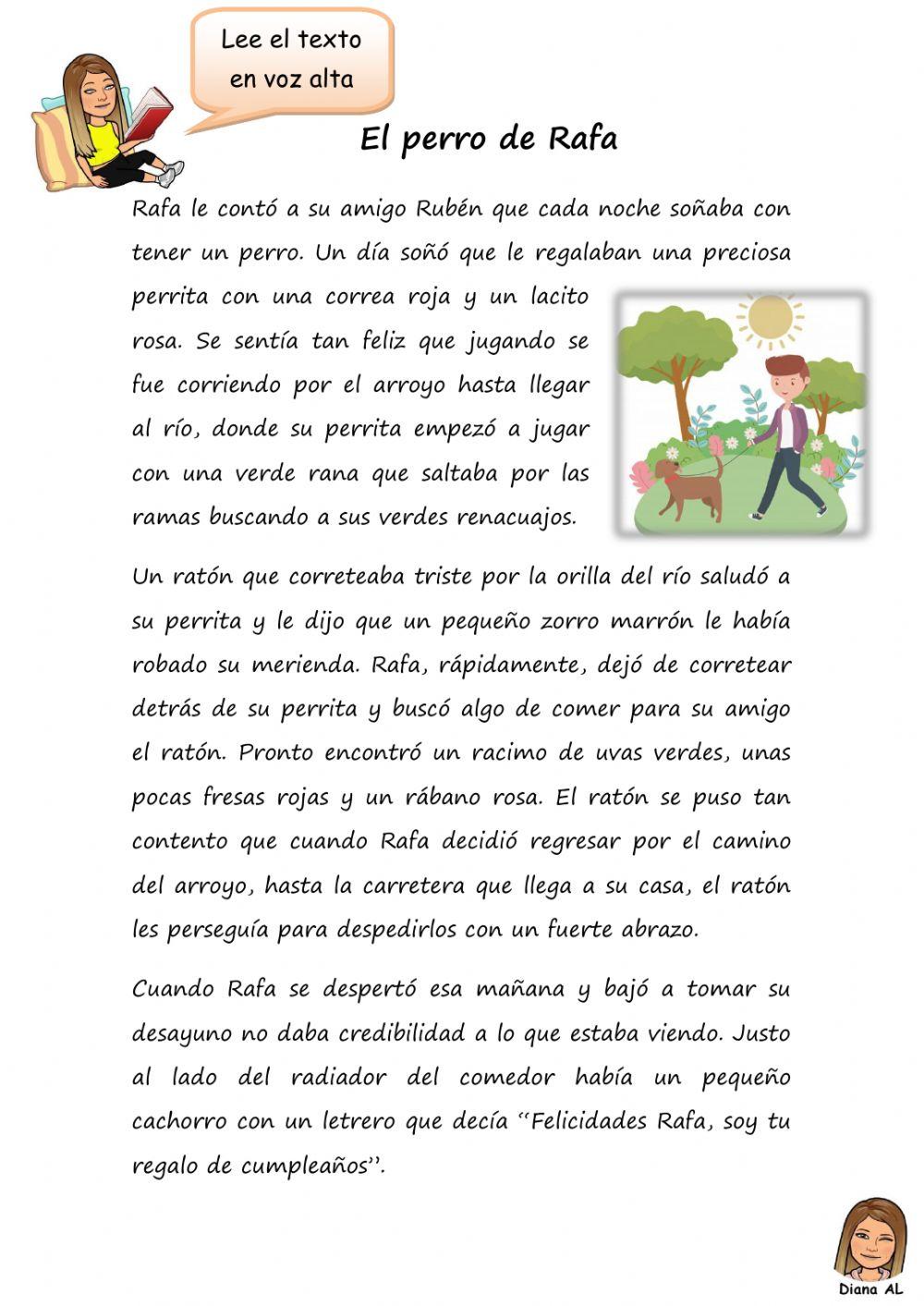 Lectura -R- worksheet | Live Worksheets