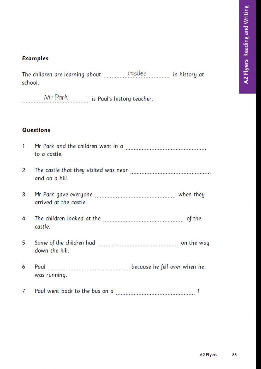 Flyers16 worksheet | Live Worksheets