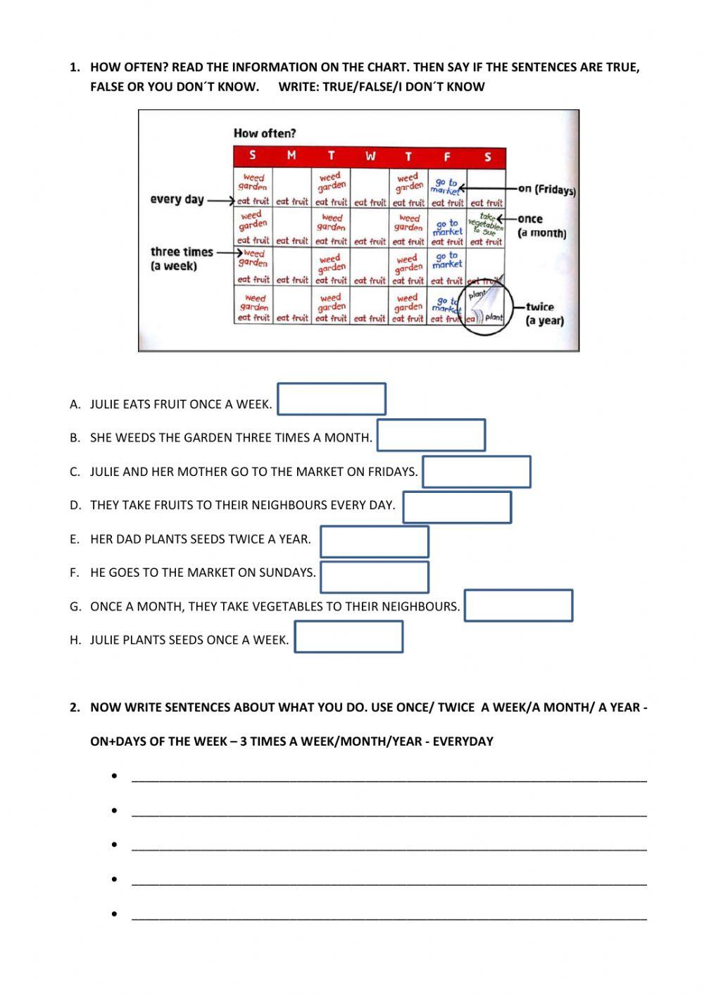 233389 | How often | mariana duhalde | LiveWorksheets