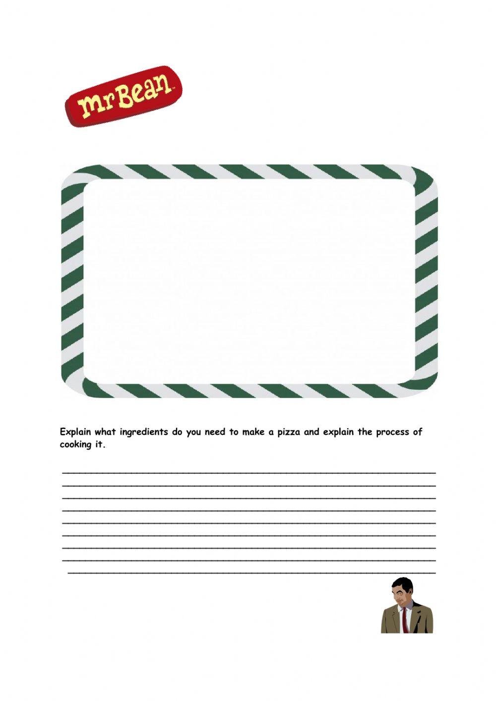 Mr bean worksheet | Live Worksheets
