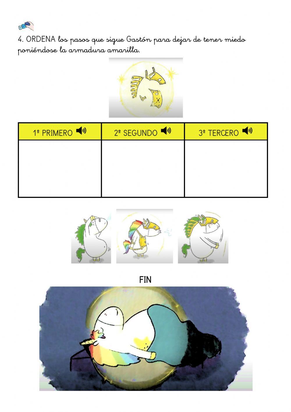 Cuento: Tengo miedo worksheet | Live Worksheets