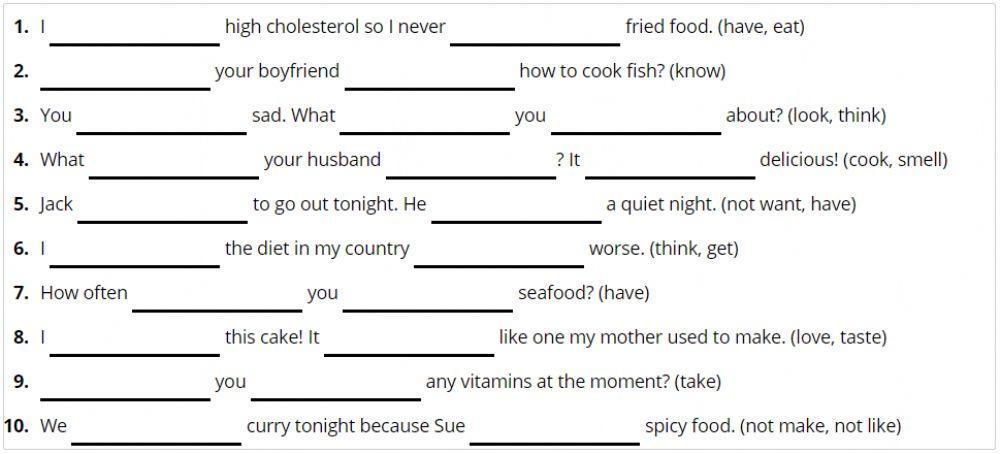 Choose between present simple or present continuous worksheet | Live ...