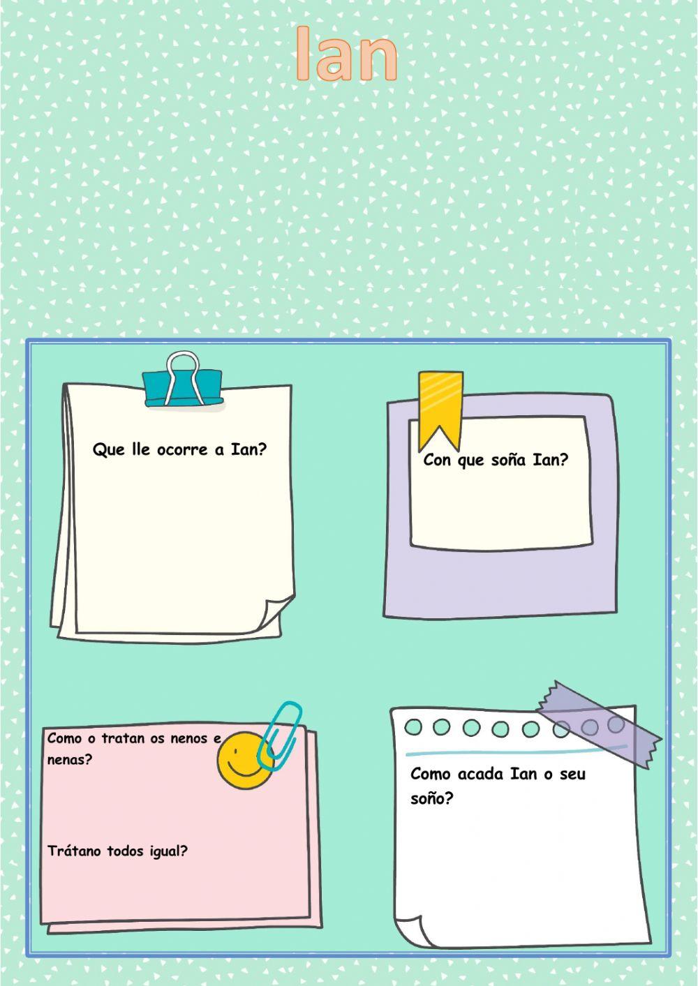 Ian worksheet | Live Worksheets