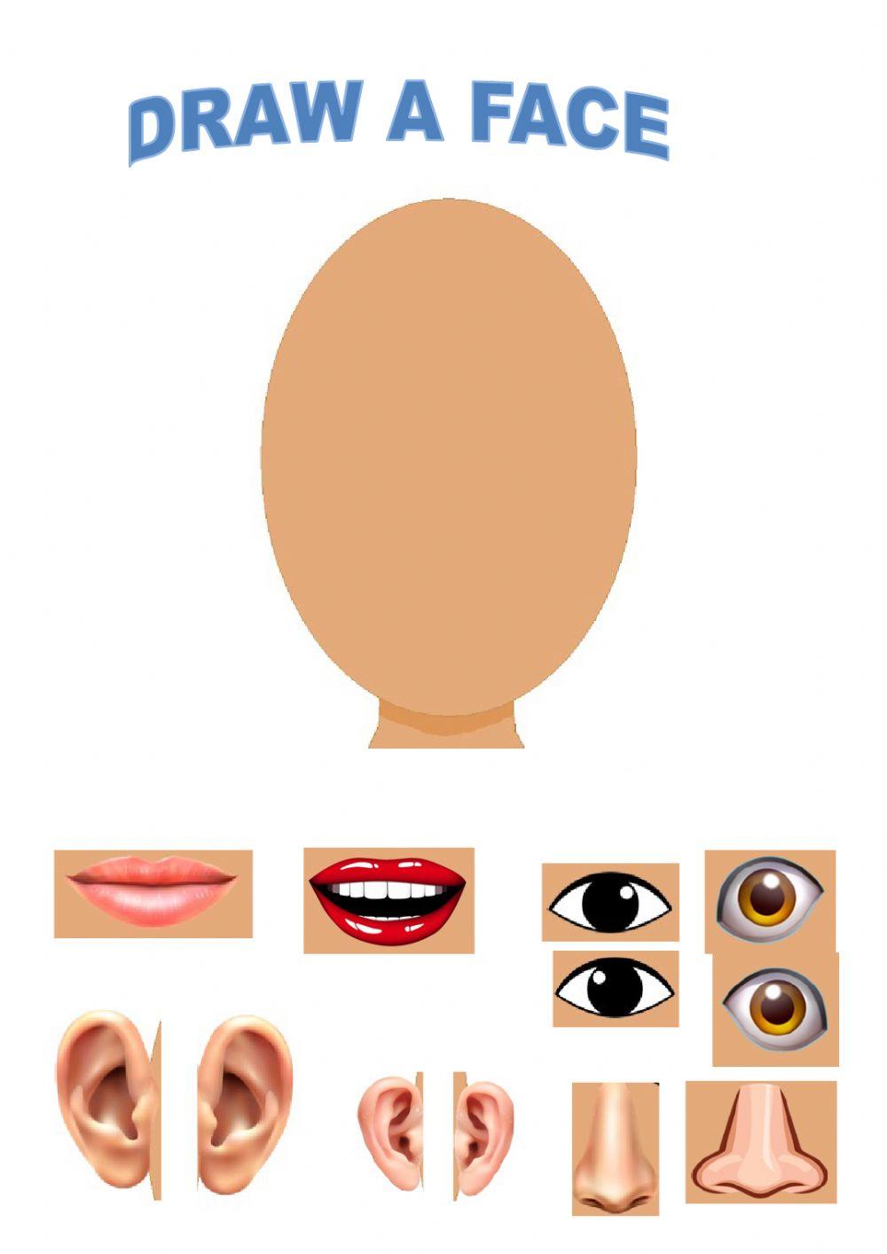 Make a face2 234426 | sucahe | LiveWorksheets