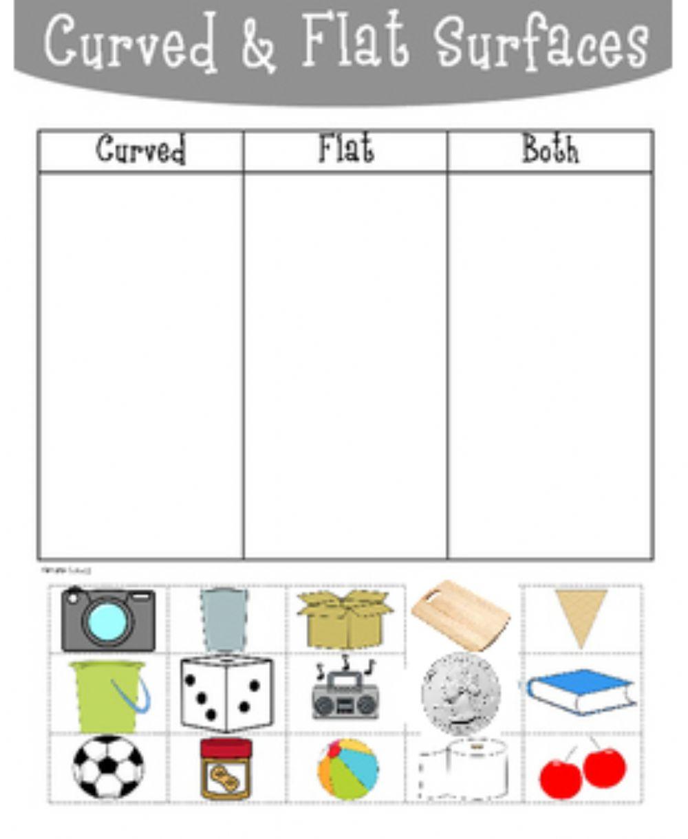 Flat And Curved Surfaces Worksheet - Free Worksheets Printable Flat And Curved Surfaces Worksheet - Free Worksheets Printable
