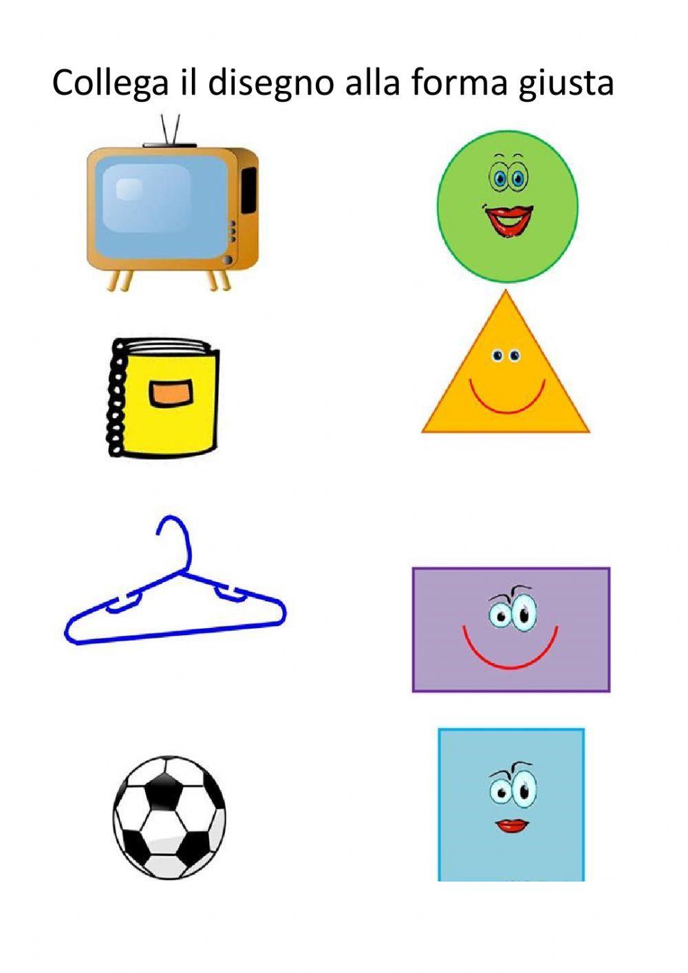 Le forme geometriche activity | Live Worksheets