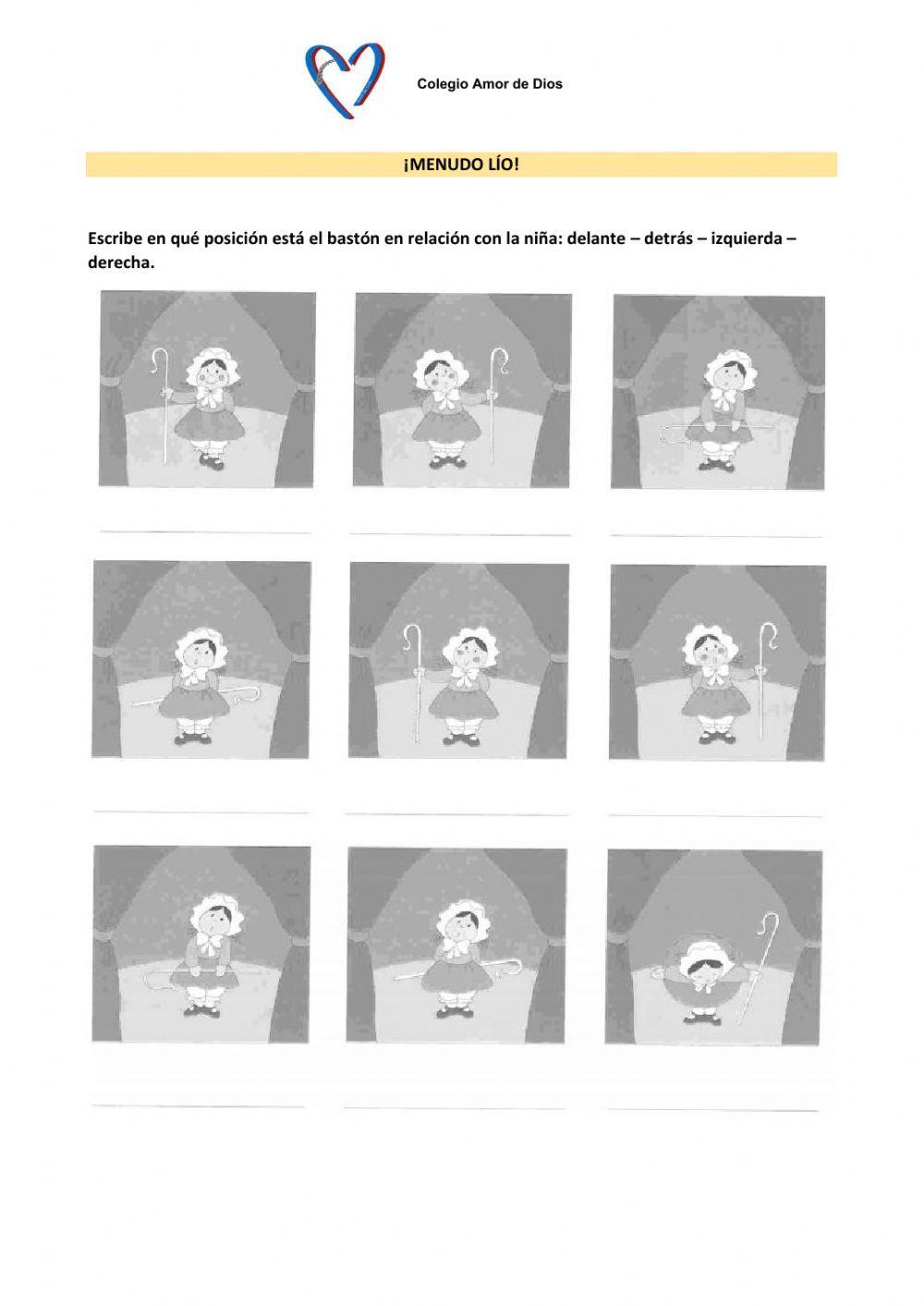 ¡Menudo lío! interactive worksheet | Live Worksheets