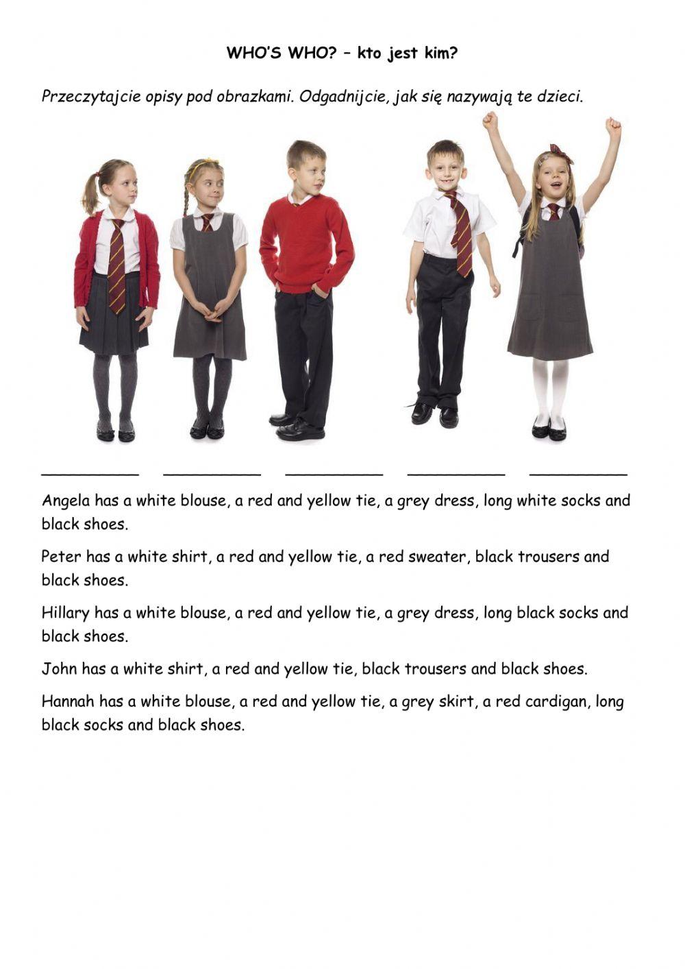 236806 | School uniforms | Miroslawa Zimonczyk