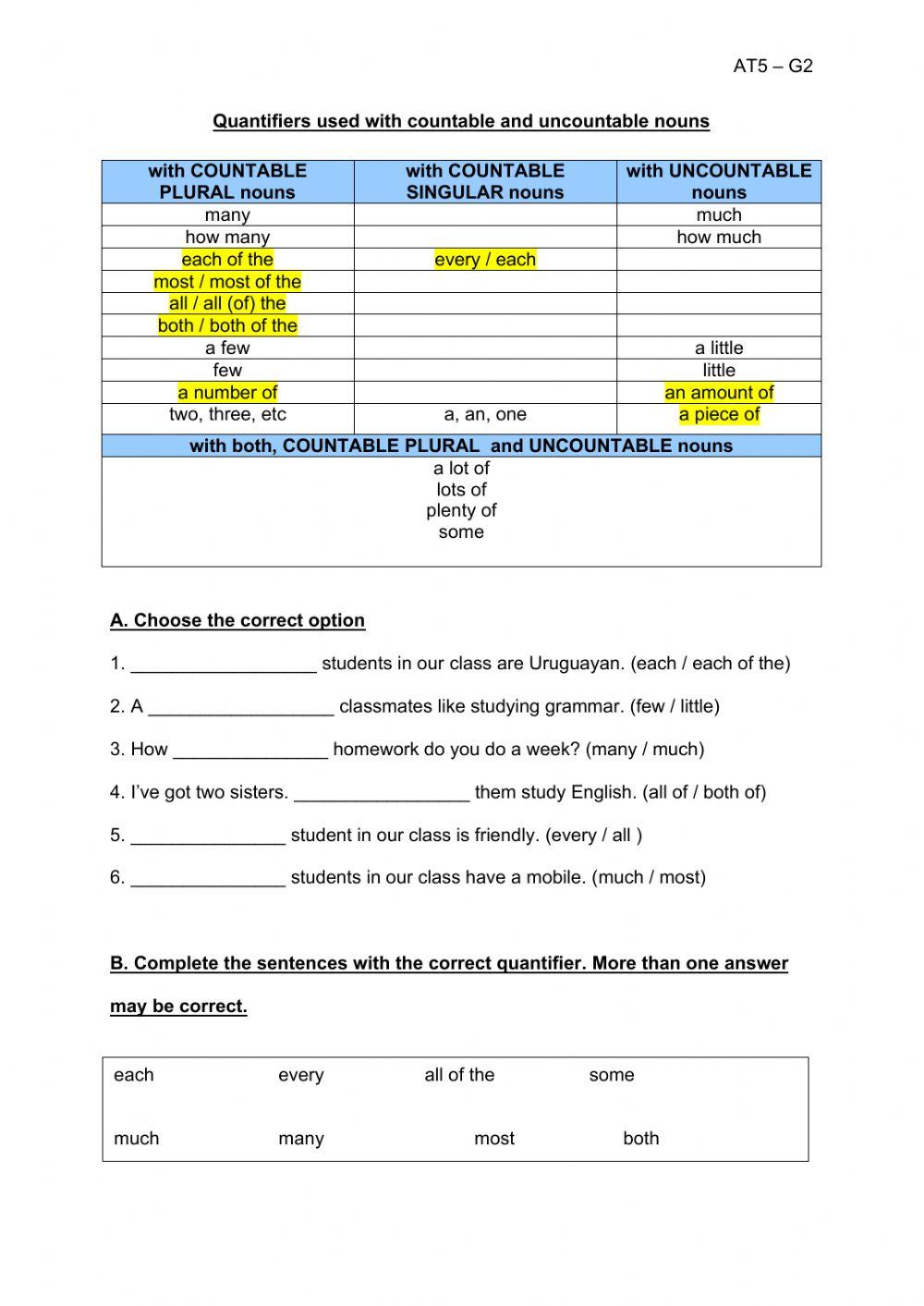 Optimise B1 Qua… | Free Interactive Worksheets | 237337