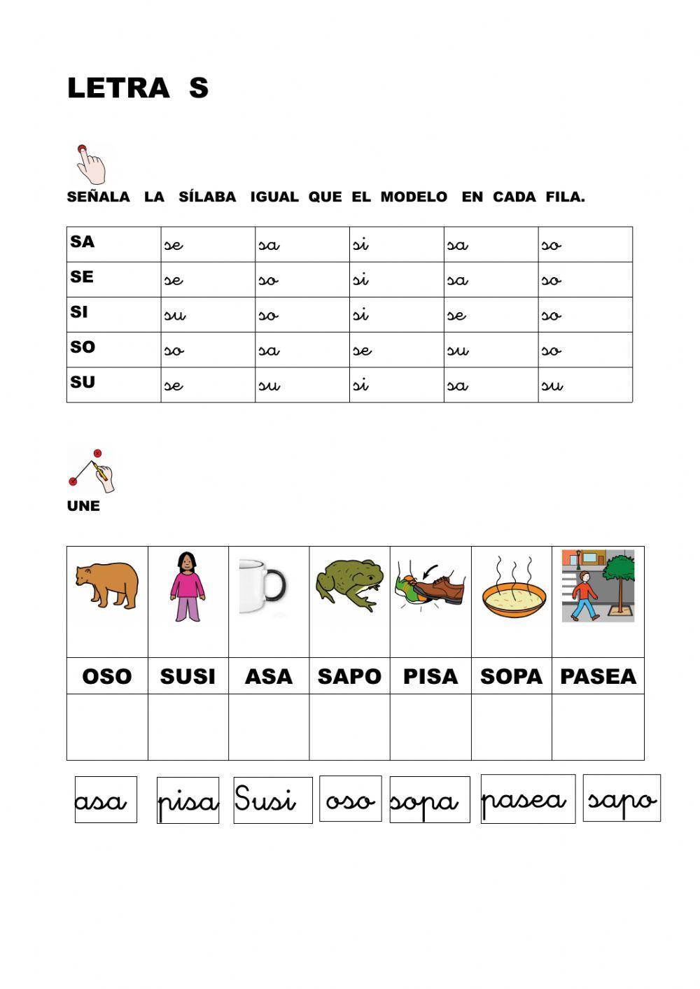 La Letra S En Cursiva EJERCICIOS DE CALIGRAFÍA:: TRAZA Y PRÁCTICA