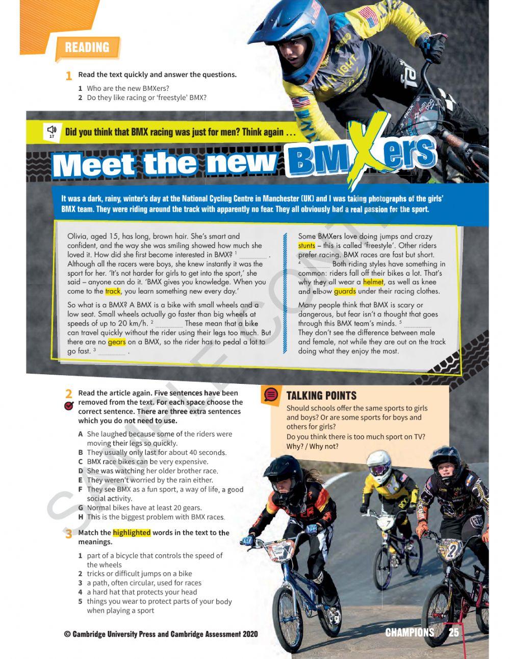 page 25 reading - Prepare 4 online exercise for | Live Worksheets