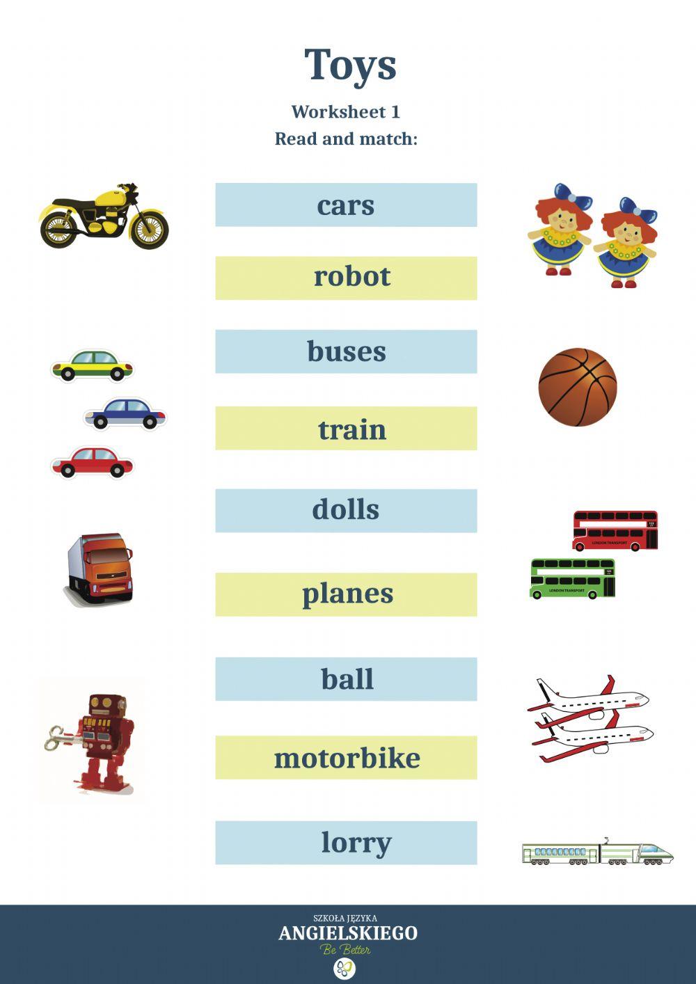 Toys - Worksheet 1 worksheet | Live Worksheets