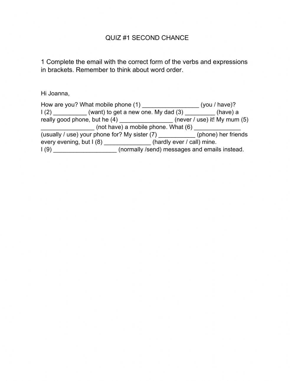 Adverbs and expressions of frequency interactive worksheet | Live ...