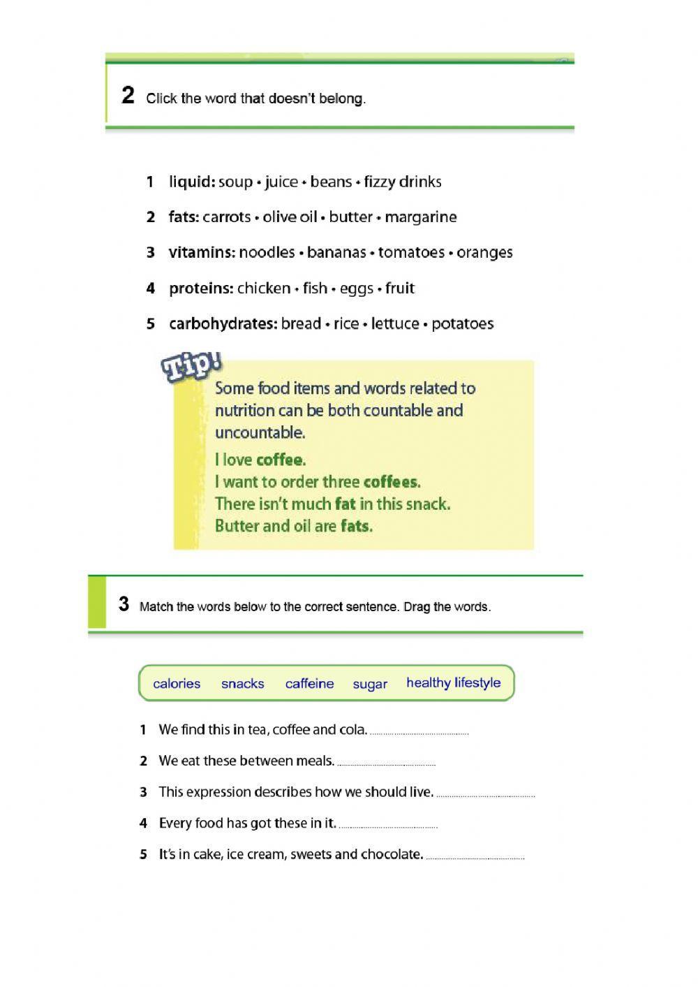 Unit 8 vocabulary exercises 2 and 3 page 102 worksheet | Live Worksheets