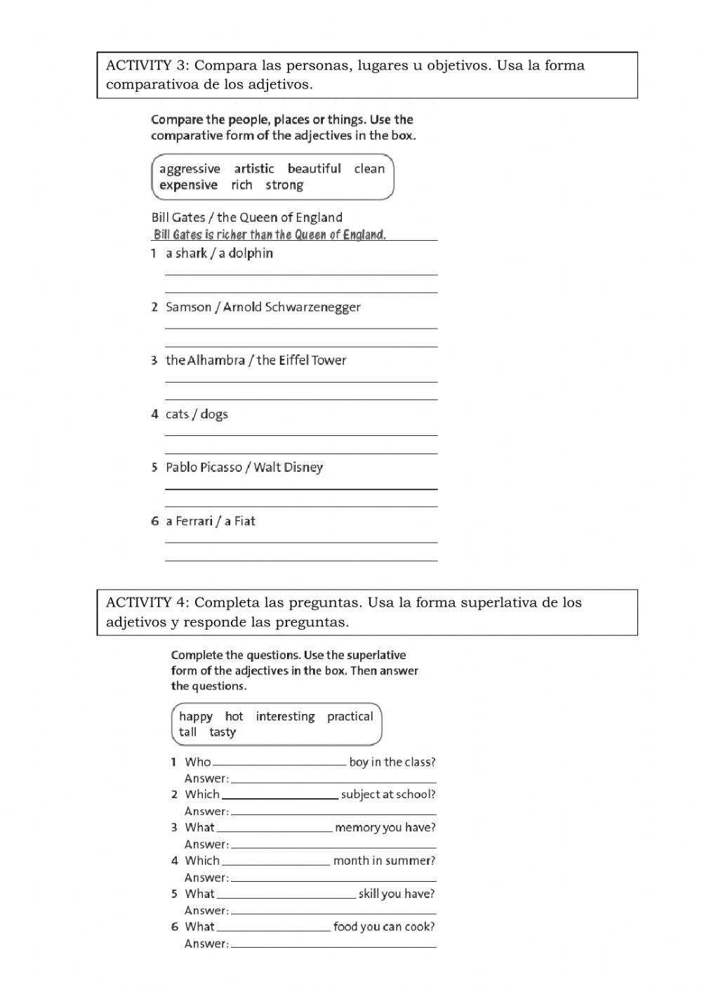 UNIT 1-REVISION | Free Interactive Worksheets | 5760333