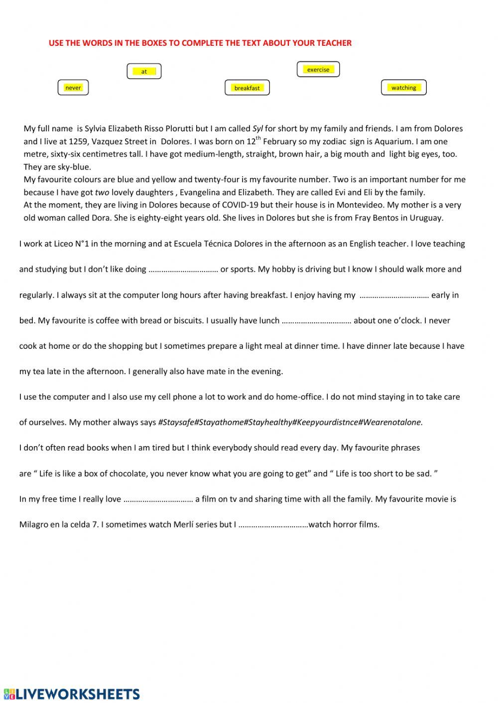 Why don't we read more about the teacher? Part 2 5572695