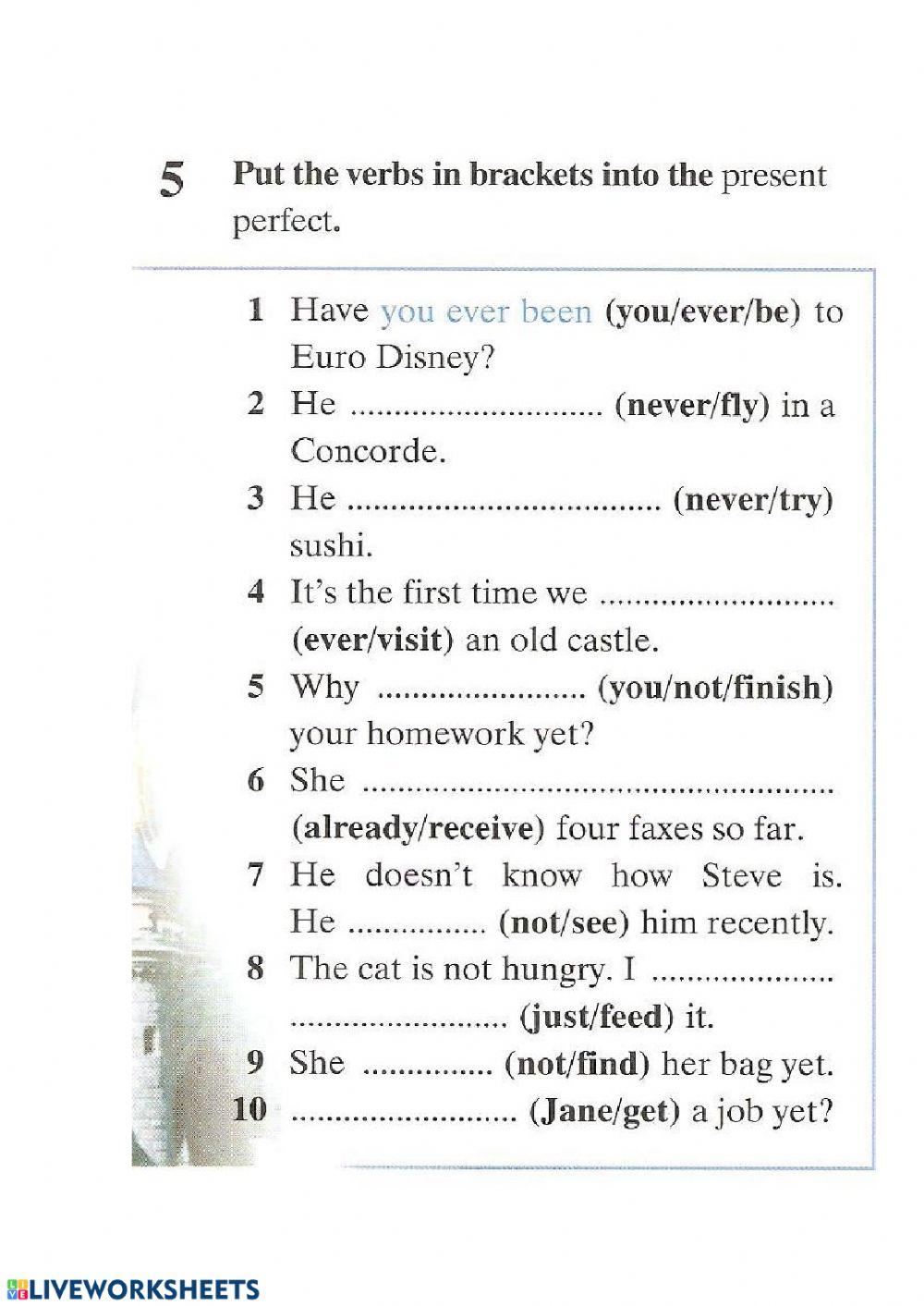PRESENT PERFECT Free Interactive Worksheets 5573156 present-perfect-free-interactive-worksheets-5573156