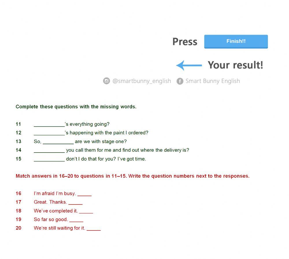 English 2 activity | Live Worksheets