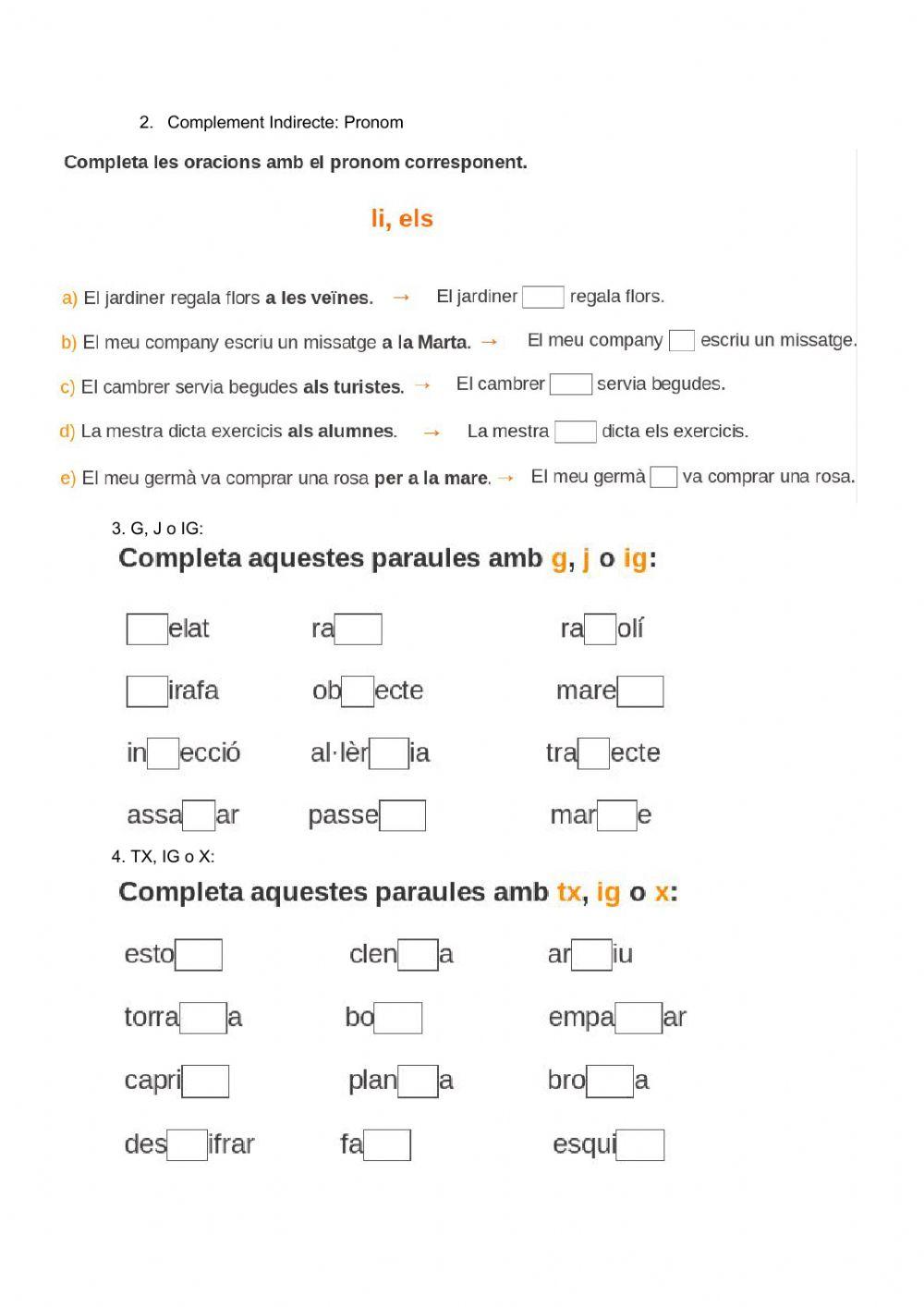 Complement Indi… | Free Interactive Worksheets | 5763670