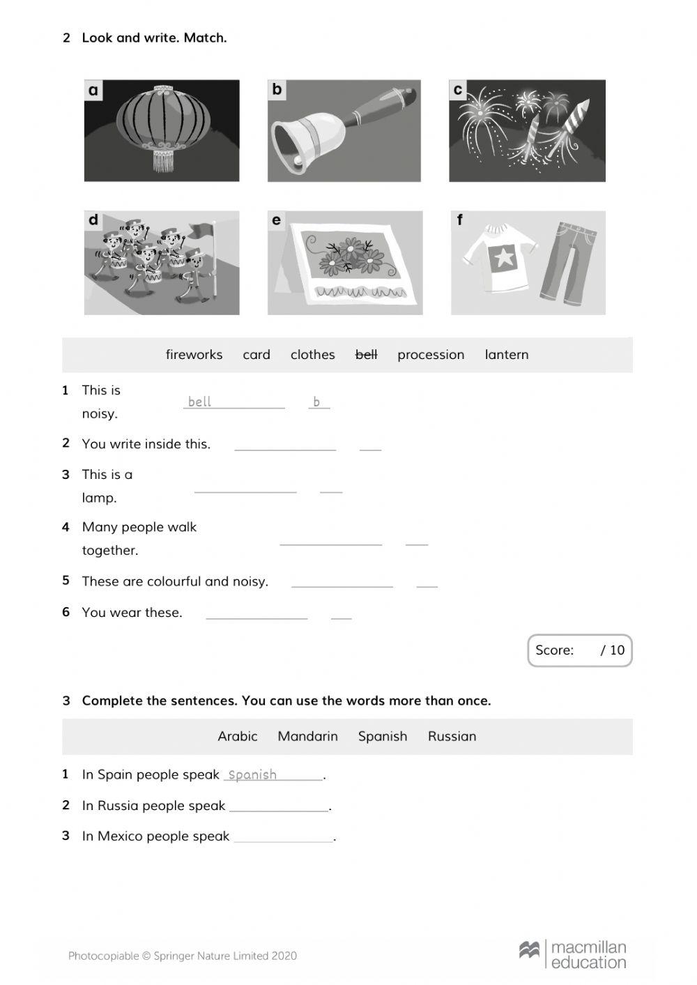 Academy Stars 3 Unit 10 online exercise for | Live Worksheets