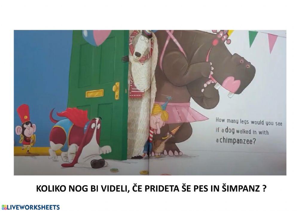 HOW MANY LEGS | kristina jelnikar | Live Worksheets