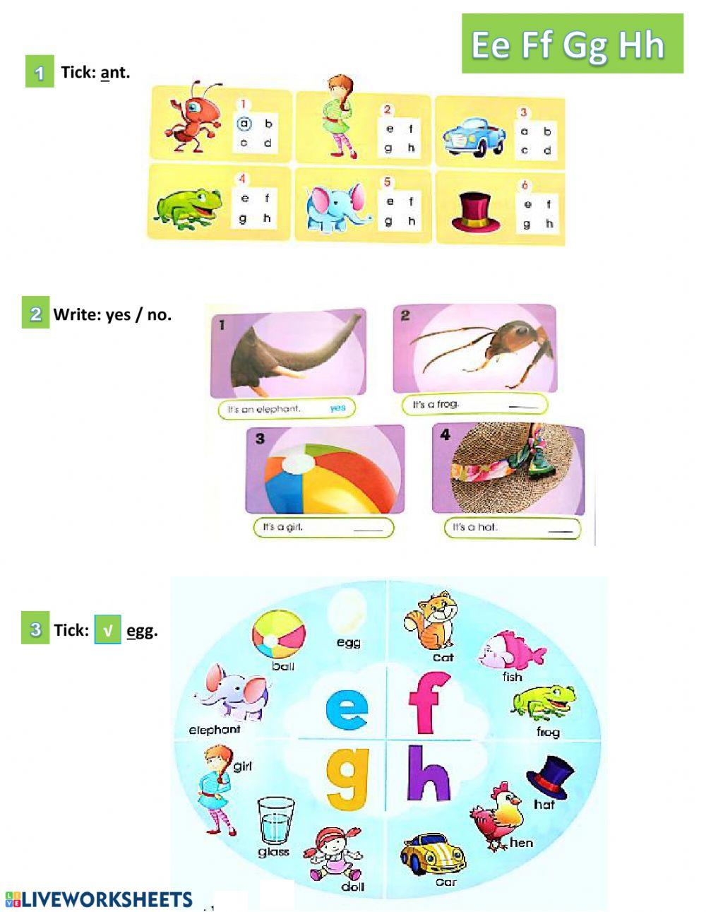 Alphabet online pdf exercise | Live Worksheets