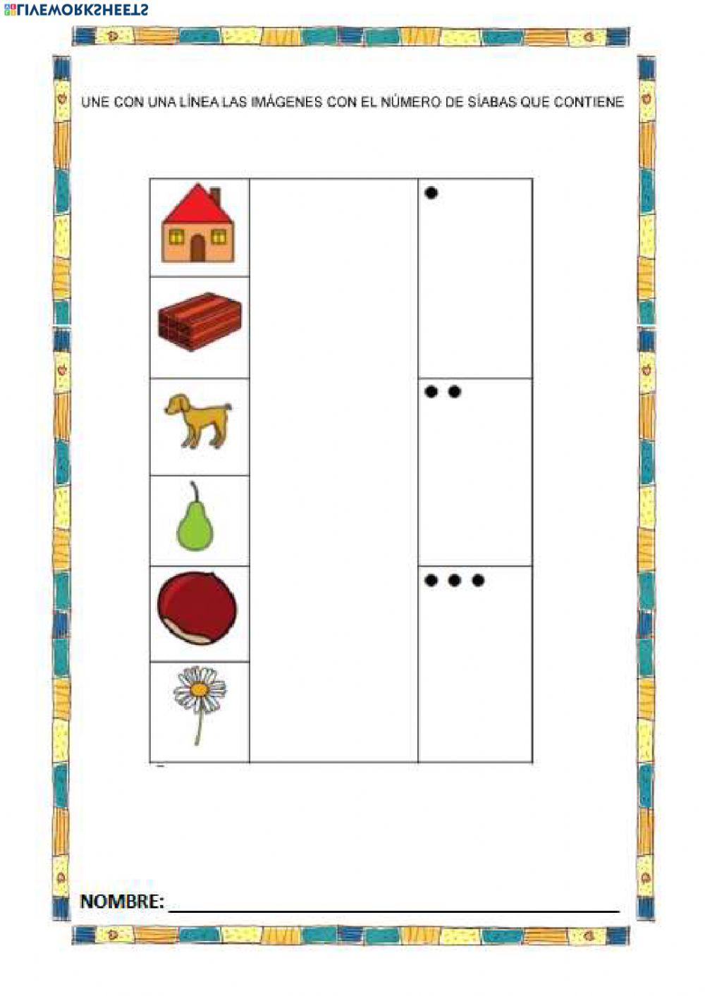 Silabas free activity | Live Worksheets