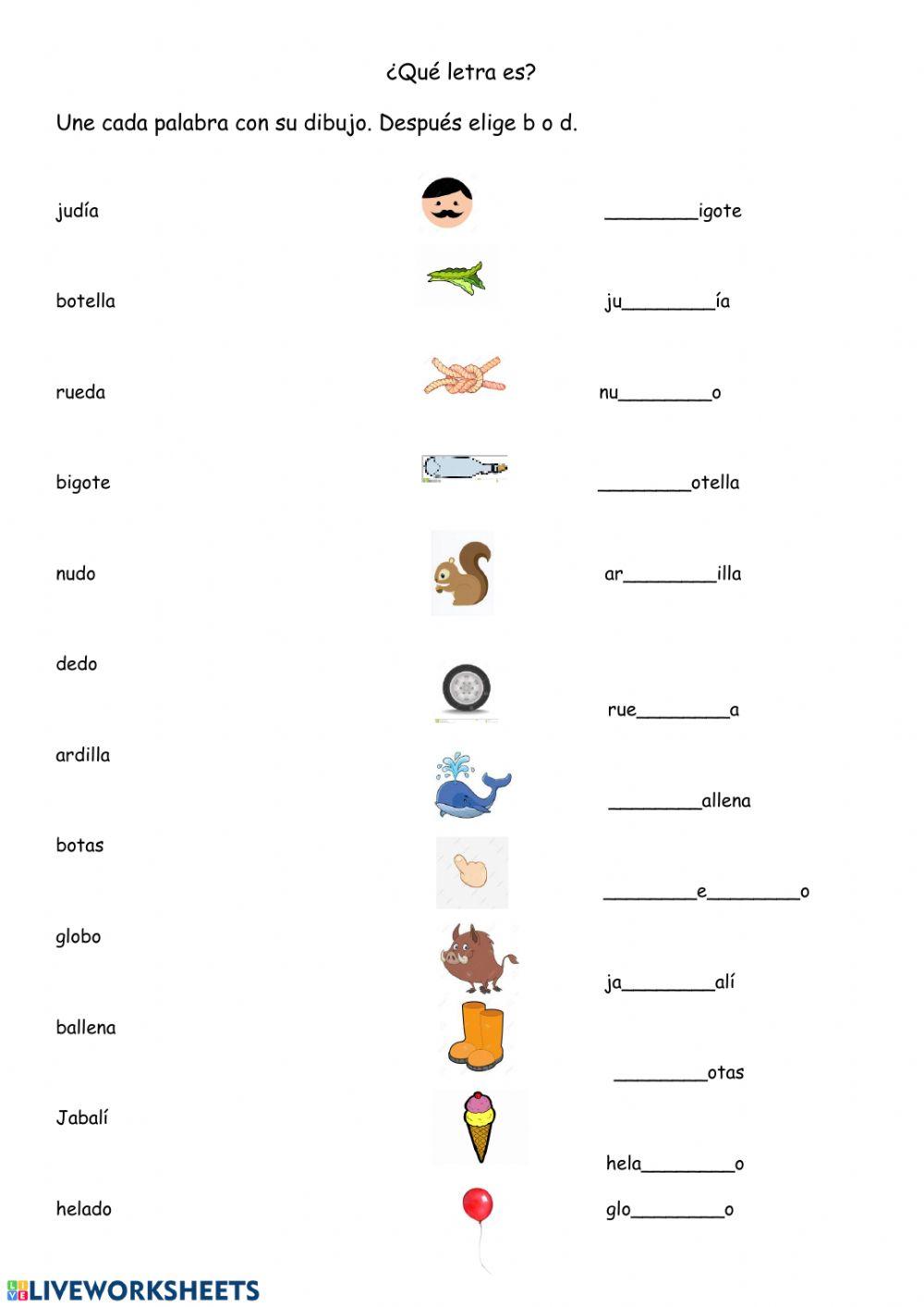 ¿Que letra es? worksheet | Live Worksheets