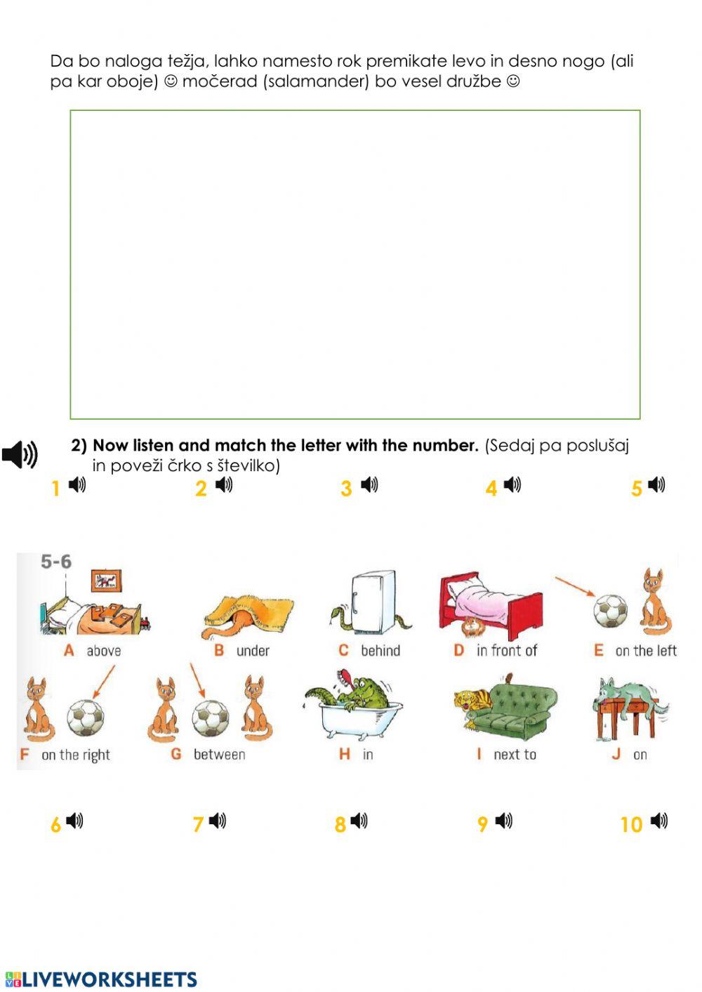 Prepositions - grade 4 worksheet | Live Worksheets