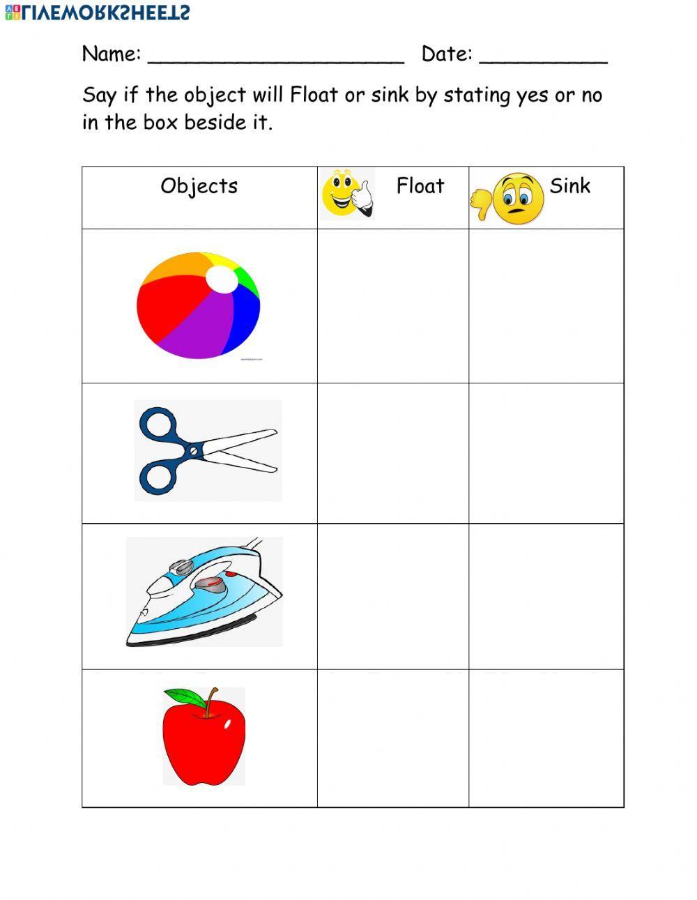 Floating And Sinking Activities And Worksheets For Ki - vrogue.co Floating And Sinking Activities And Worksheets For Ki - vrogue.co