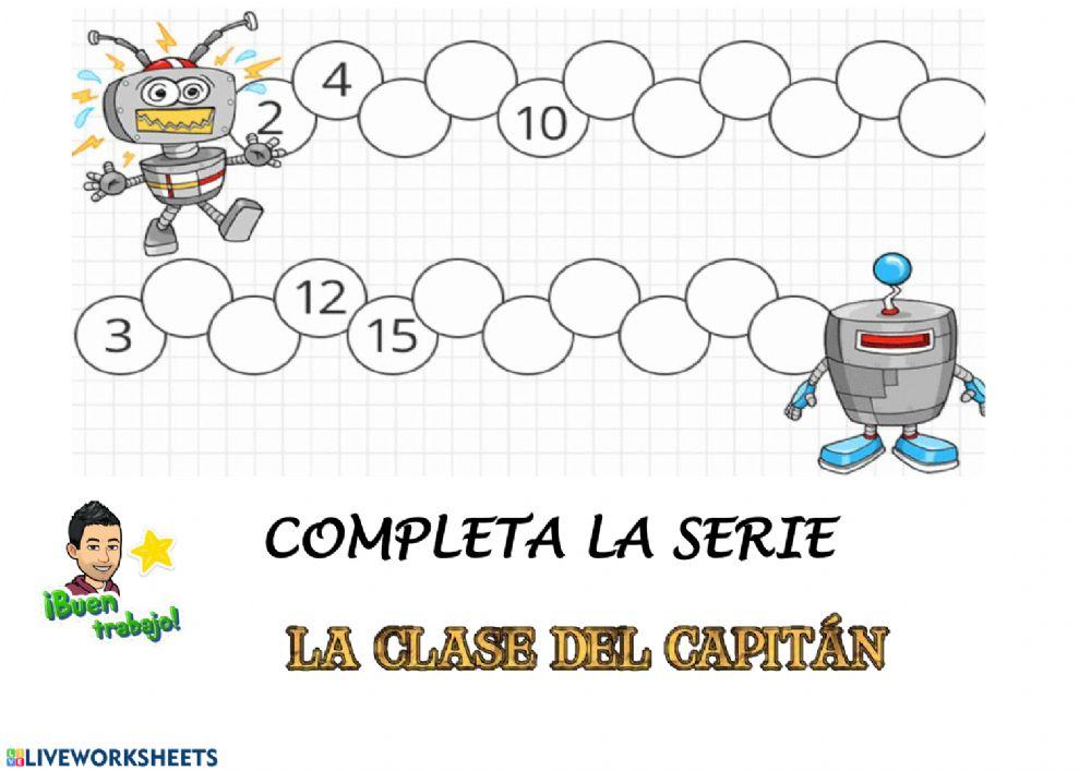 Serie numerica online worksheet | Live Worksheets